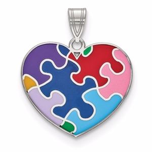 Jewelry | Autism Heart Pendant | Poshmark